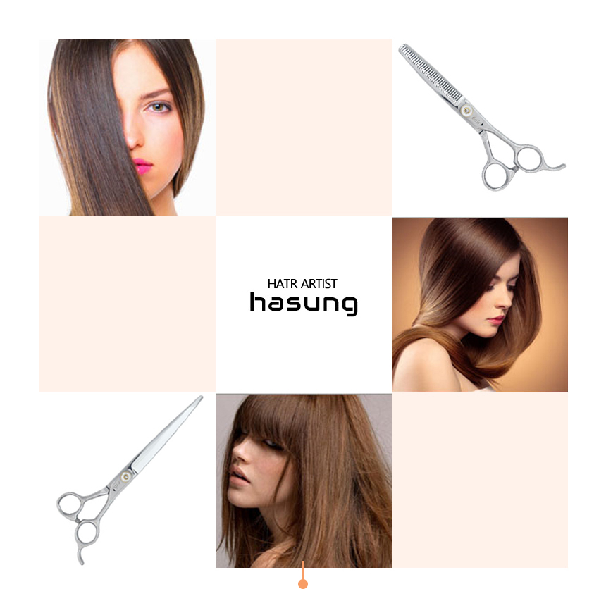 [Hasung] HSK-350, HSK-700 2-Piece Haircut Scissors Set